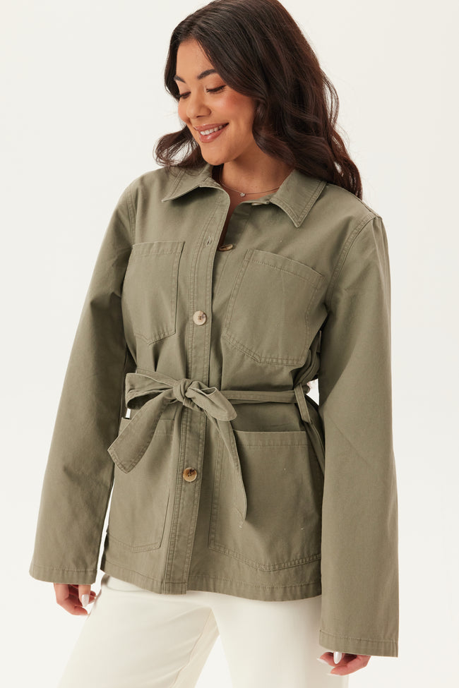 Happy holly - Happy Holly - Cotton Jacket Khaki green